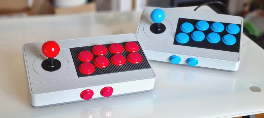 Retro Arcade Stick by SpaceBadger MakerWorld: Download Free 3D Models