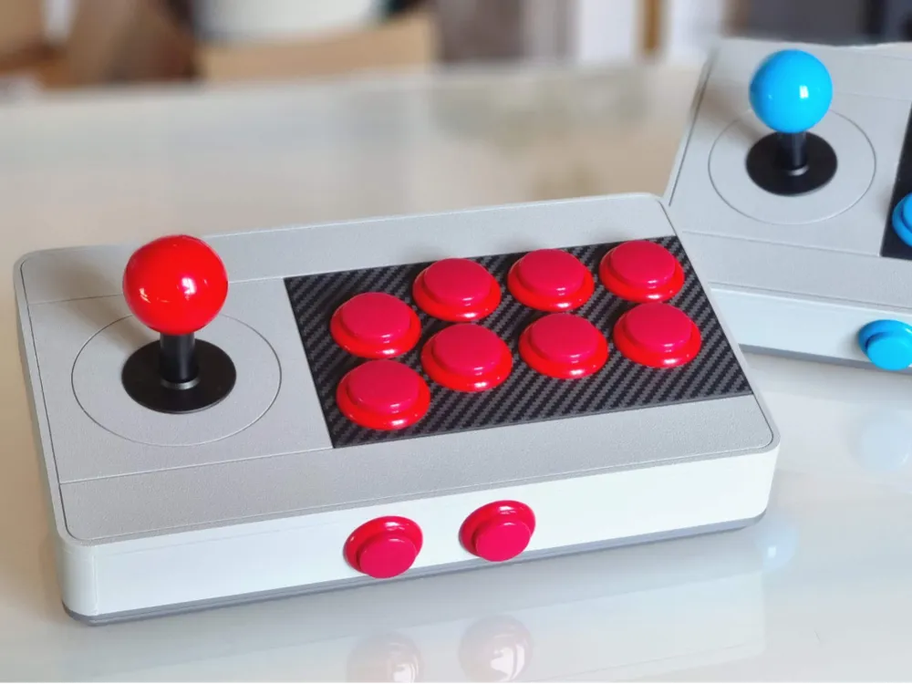Retro Arcade Stick by SpaceBadger MakerWorld: Download Free 3D Models
