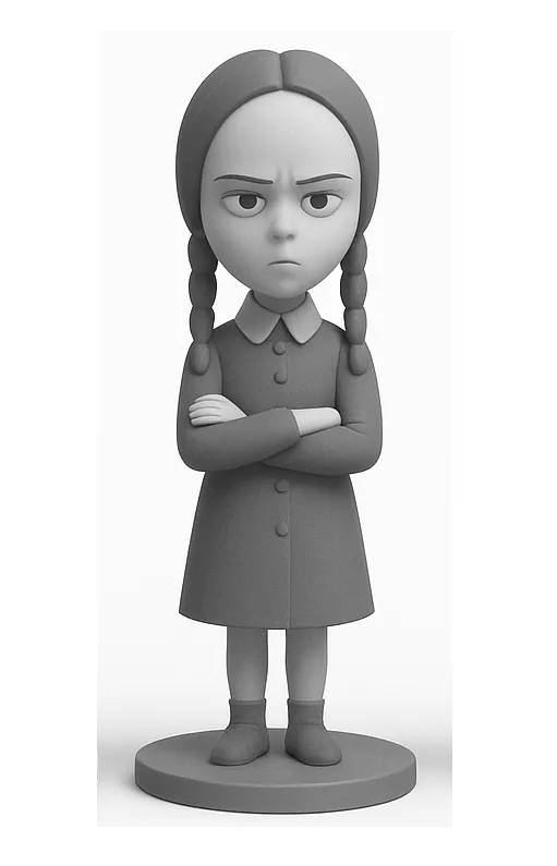 The Addams Family - Wednesday - Free 3D Print Model - MakerWorld