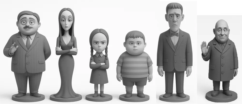 The Addams Family - Wednesday - Free 3D Print Model - MakerWorld