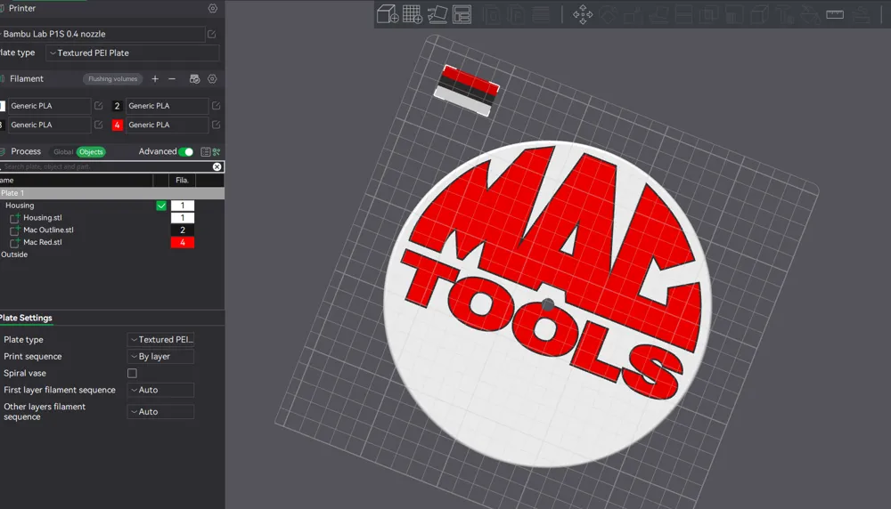 Mac Tools clock by Nelly16 - MakerWorld