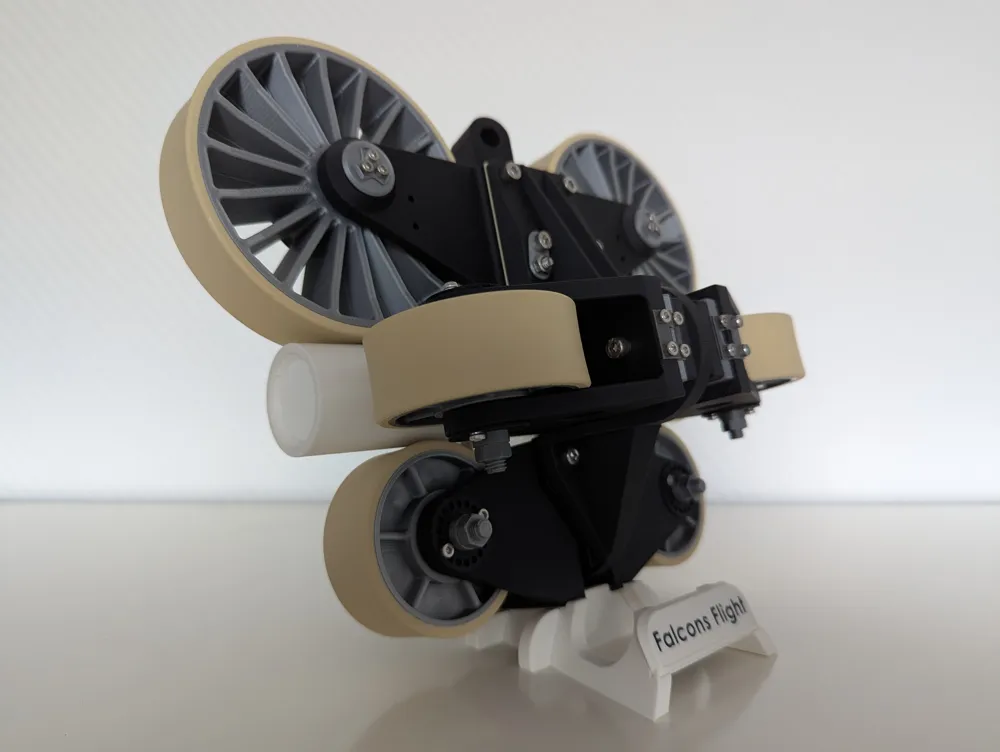 Track Stand, Falcons Flight Roller Coaster Bogie - Free 3D Print Model ...