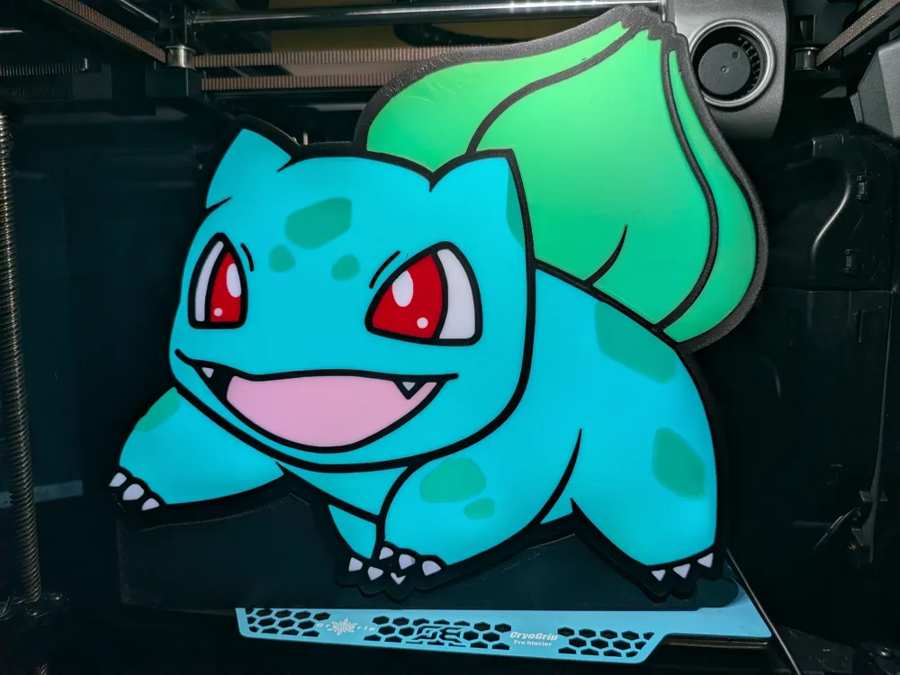 Bulbasaur Pokemon Light Box - Free 3D Print Model - MakerWorld