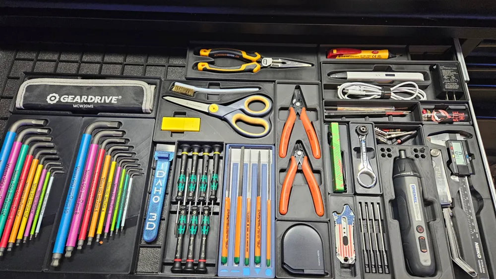 Gridfinity - Hex Driver Organizer - ProTek RC by Idaho 3D Printing ...