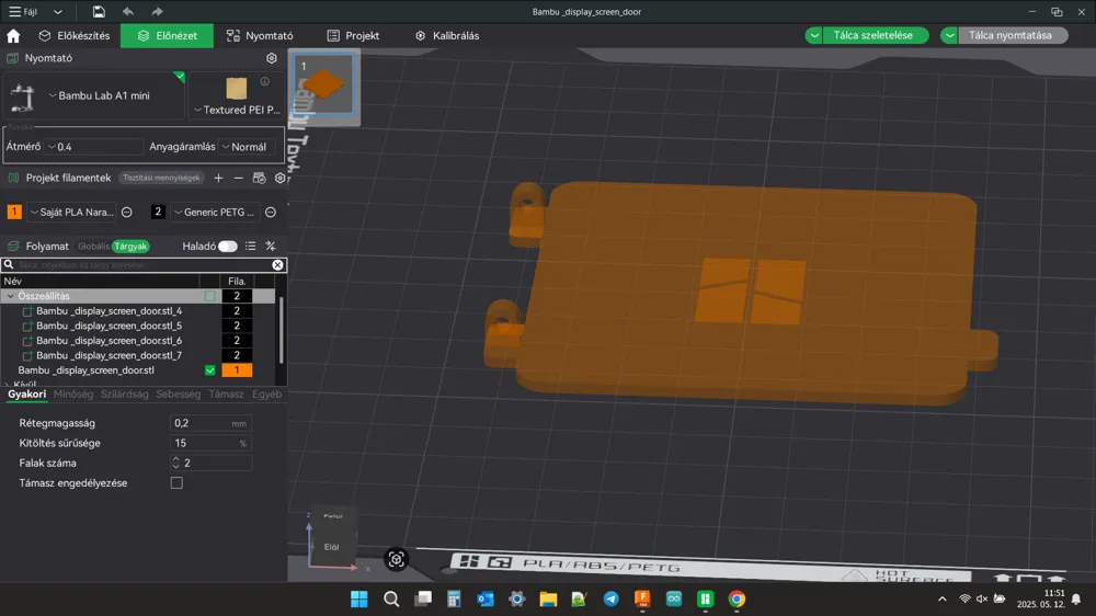 Bambu A1 Mini Screen Cover - Free 3D Print Model - MakerWorld