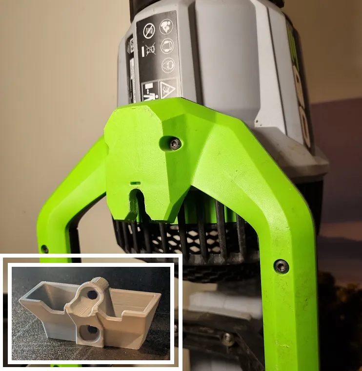 EGO Leaf Blower Wall Mount - Free 3D Print Model - MakerWorld