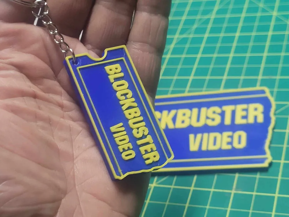 Blockbuster Video Logo Decal Magnet and Keychain by phillipjfry ...