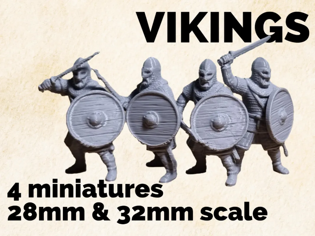 Vikings - Modelo gratuito para impressão 3D - MakerWorld