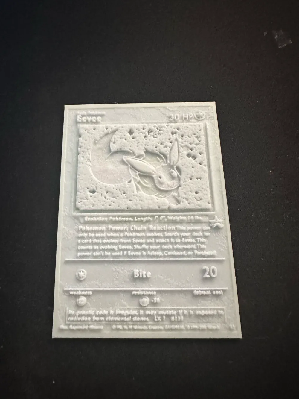 Eevee Pokemon Card Lithophane by thatguy08 - MakerWorld