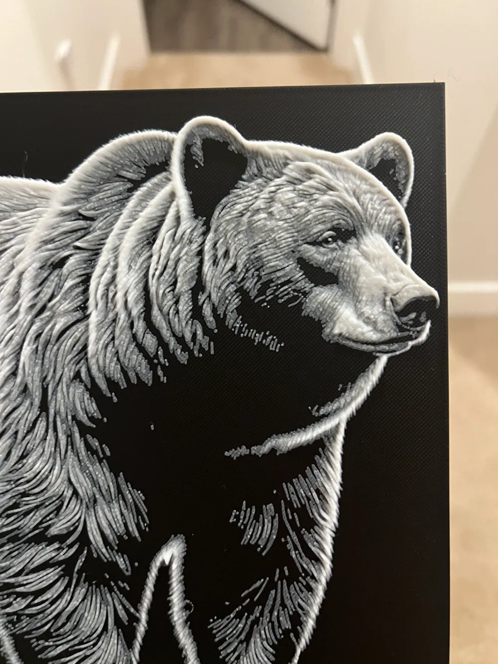 Black Bear Hueforge by RP47 Designs - MakerWorld