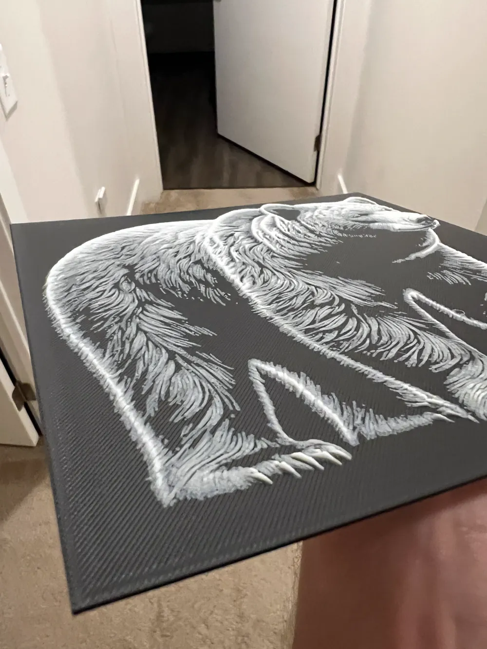 Black Bear Hueforge by RP47 Designs - MakerWorld