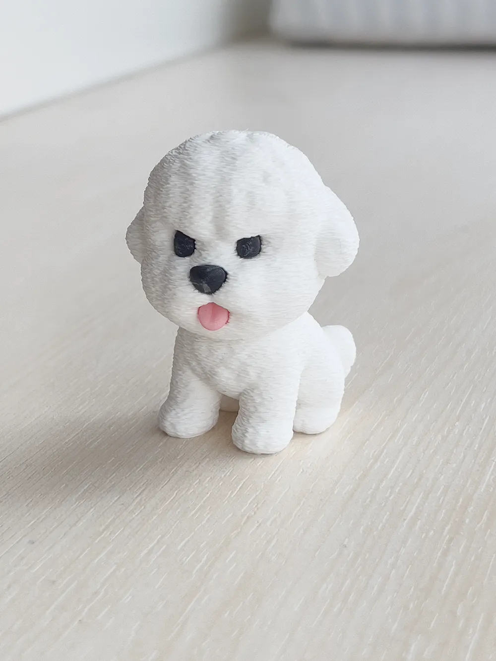 5g! Bichon Frise / Poodle Lovely Dog keychain - Free 3D Print Model ...