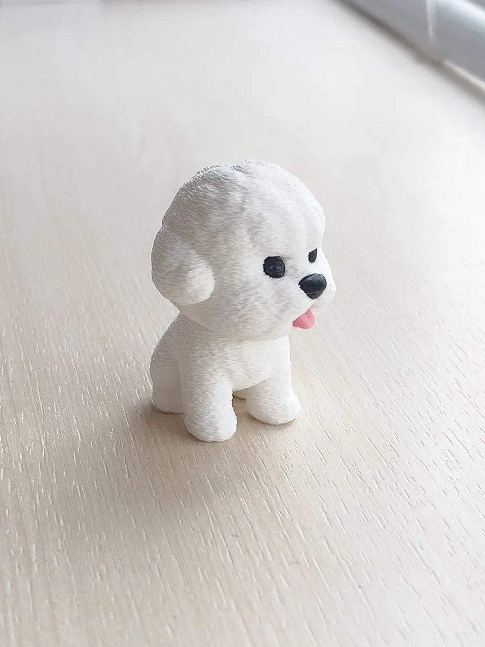 5g! Bichon Frise / Poodle Lovely Dog keychain - Free 3D Print Model ...