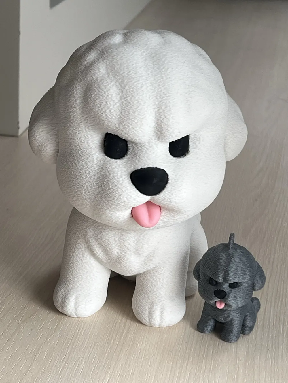 5g! Bichon Frise / Poodle Lovely Dog keychain - Free 3D Print Model ...