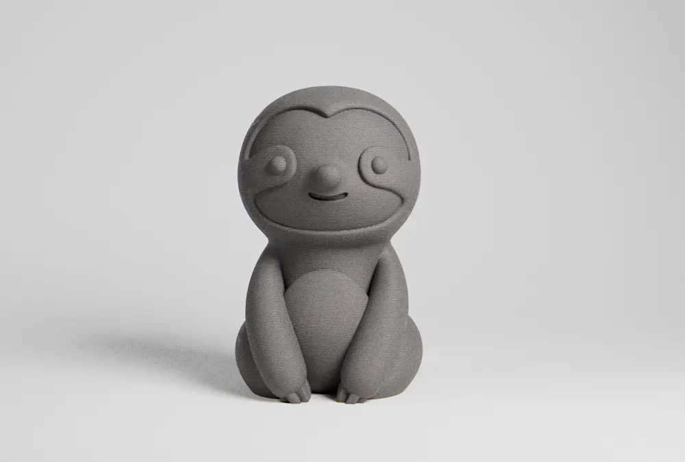 Mini Cute Sloth Figurine - Free 3D Print Model - MakerWorld