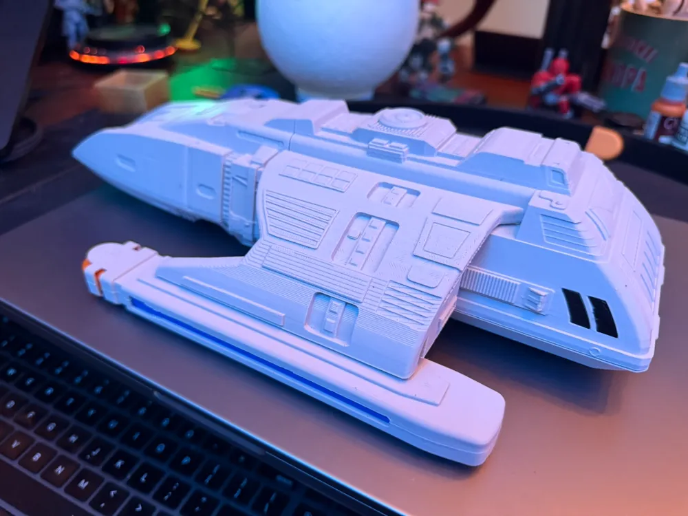 Star Trek DS9: Danube Class Runabout (1/70, 33 cm) Remixed by Dan Johnson MakerWorld: Download ...