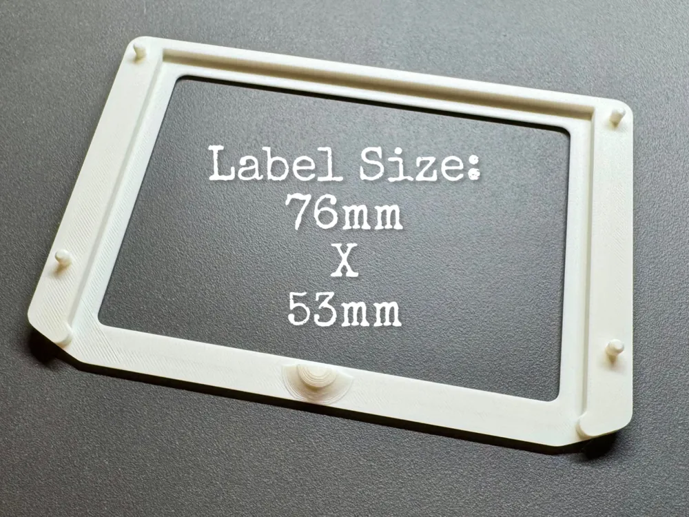 BambuLab Spool Filament Label Clip Slim - Free 3D Print Model - MakerWorld