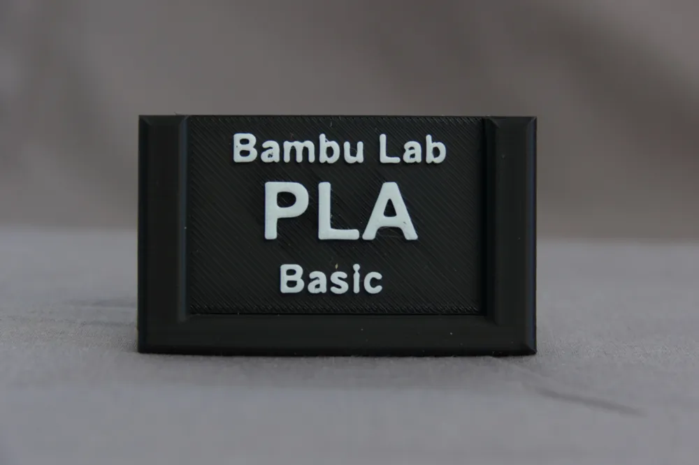 Simple Label Stand With Swappable Labels by raymanengland - MakerWorld