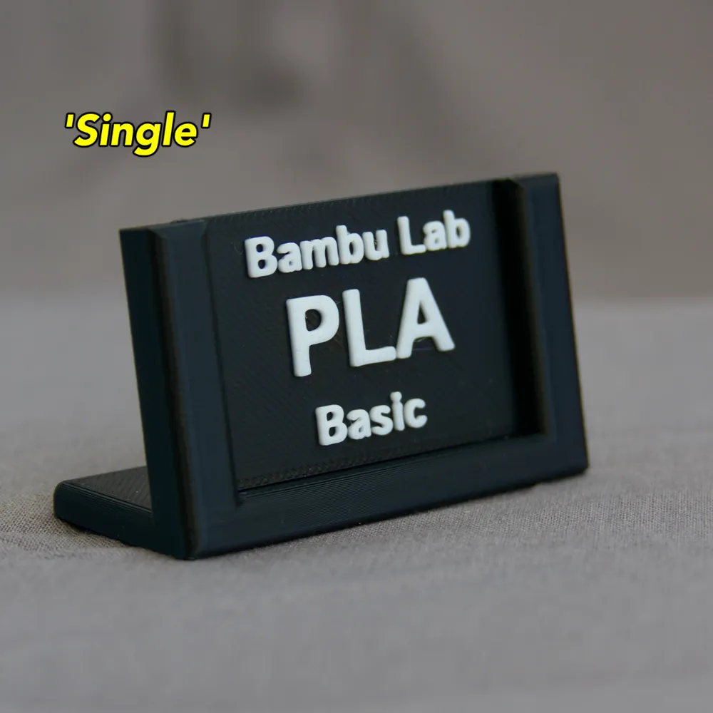 Simple Label Stand With Swappable Labels by raymanengland MakerWorld ...