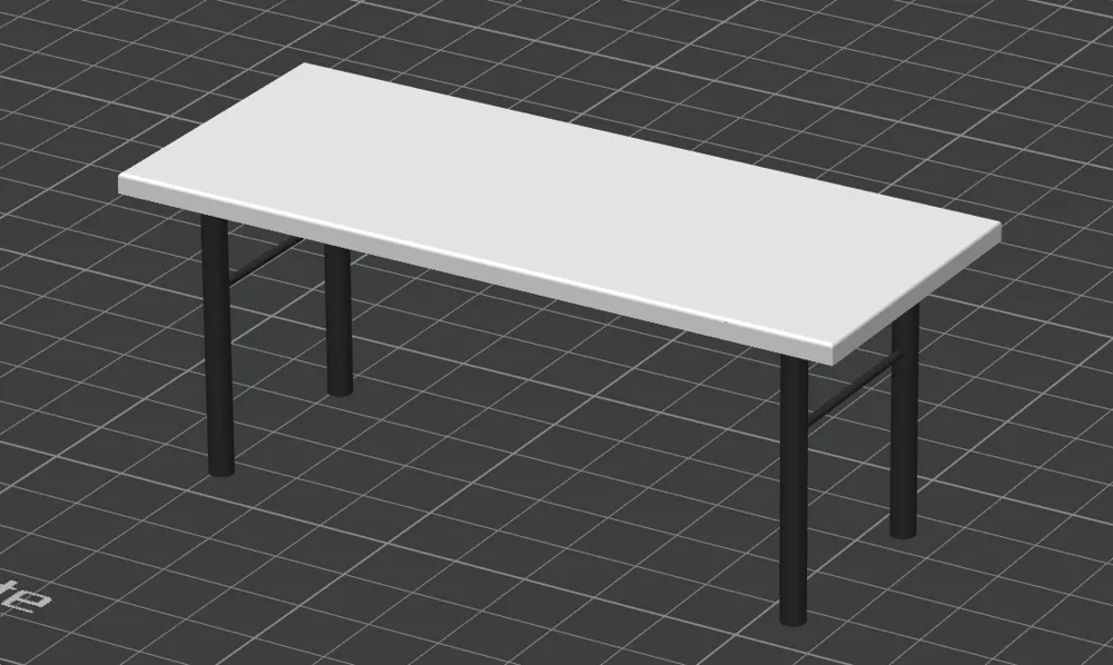 Plastic Outdoor Table Scale Model - Modelo de impresión 3D gratuito ...