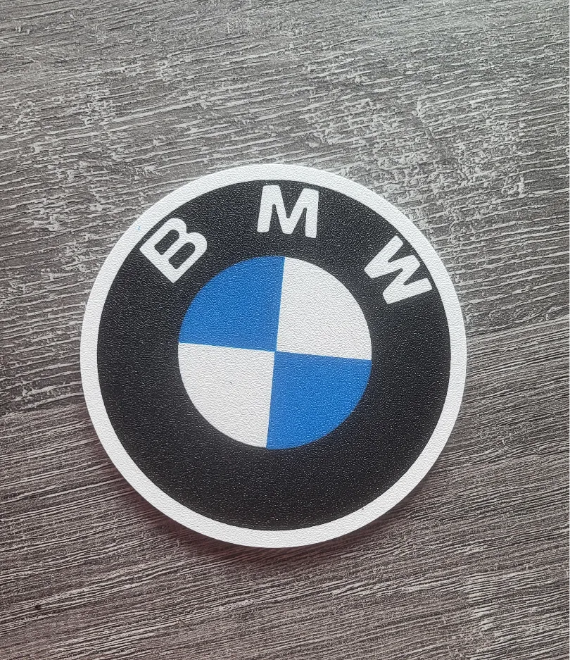 BMW Coaster - Free 3D Print Model - MakerWorld