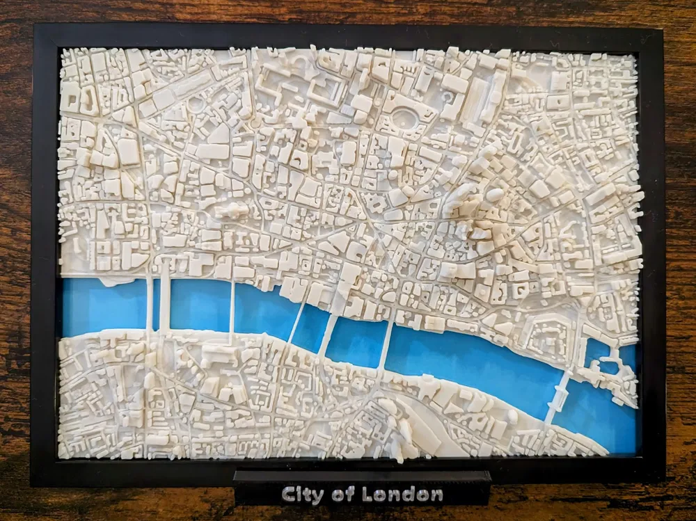 City of London 3D Miniature - Free 3D Print Model - MakerWorld