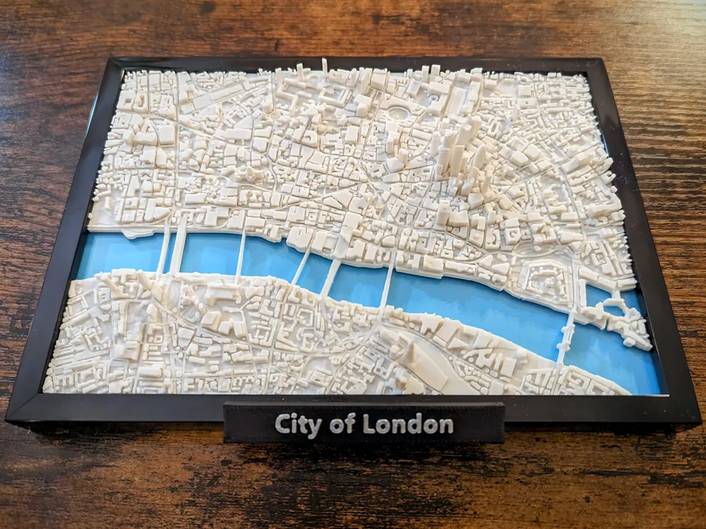 City of London 3D Miniature - Free 3D Print Model - MakerWorld