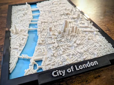 City of London 3D Miniature - Free 3D Print Model - MakerWorld