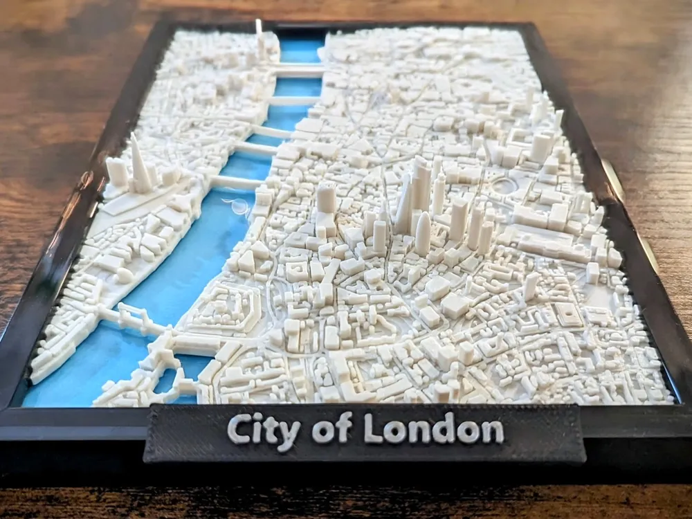 City of London 3D Miniature - Free 3D Print Model - MakerWorld