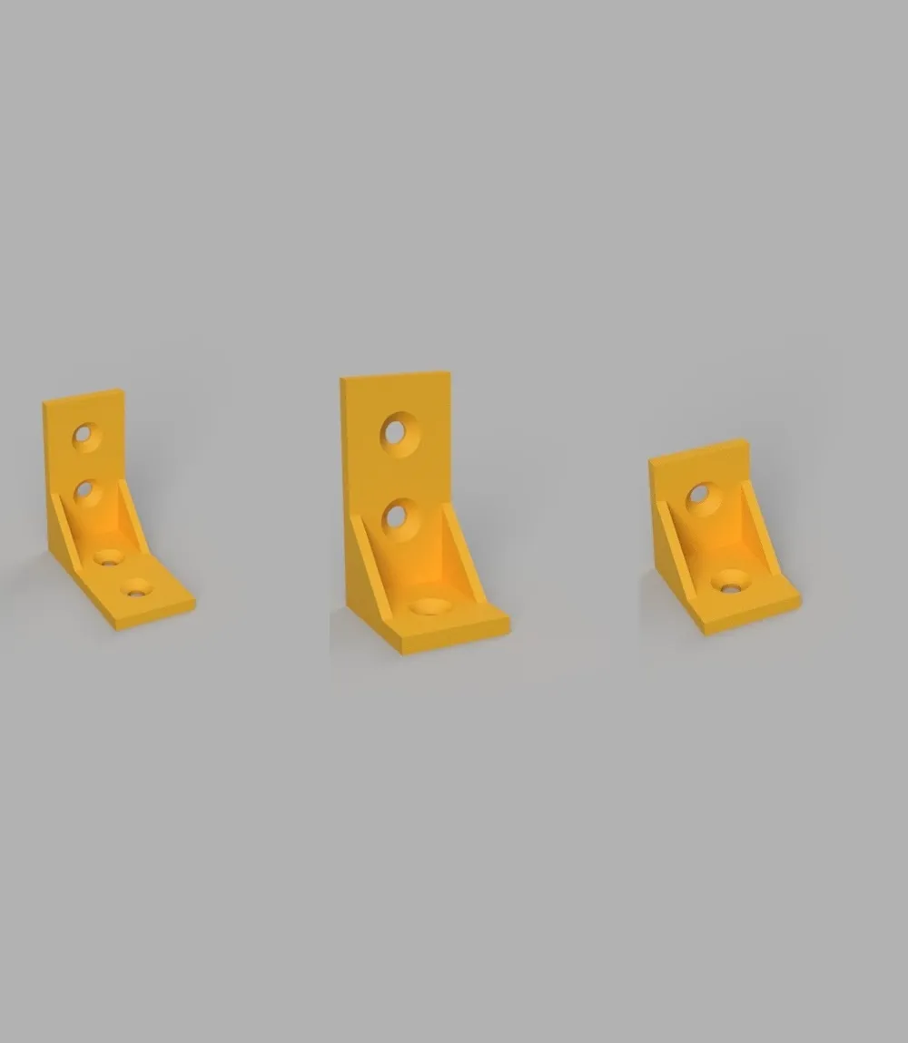 L-Brackets 90 Degree / Winkel 90 Grad / Scharnier Ecken by Tekk3D ...