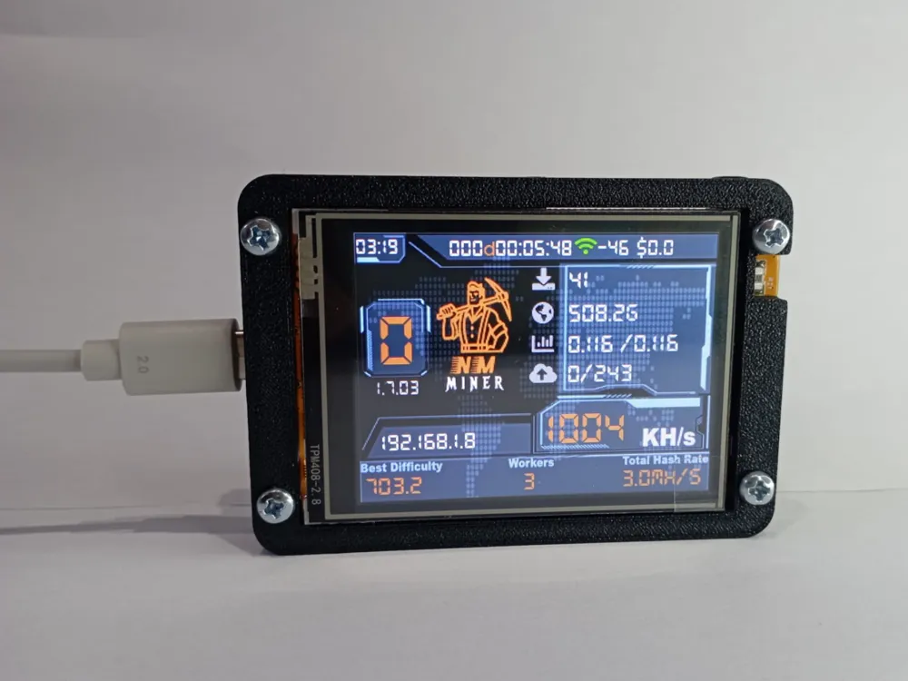 CYD 2.8 - ESP32-2432S028R USB-C by JLS Creations MakerWorld: Download ...