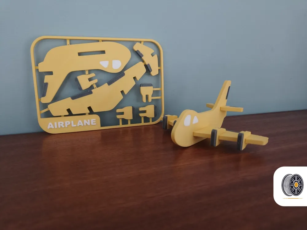 Cute Plane Kit Card | AMS Ready - Free 3D Print Model - MakerWorld