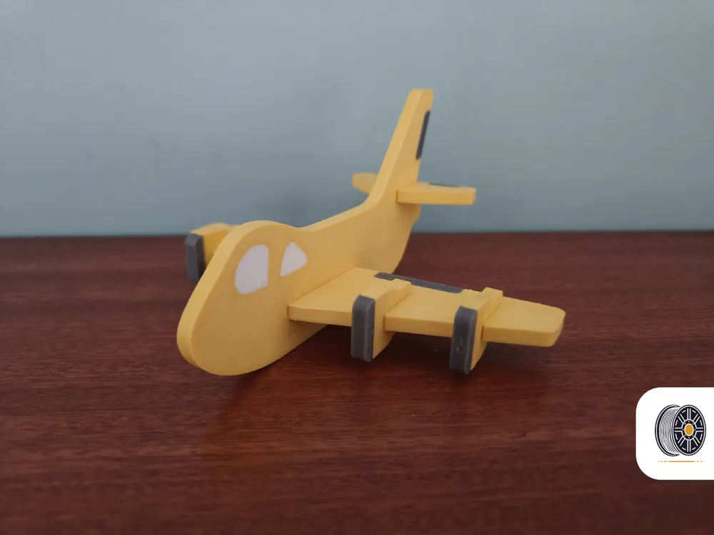 Cute Plane Kit Card | AMS Ready - Free 3D Print Model - MakerWorld
