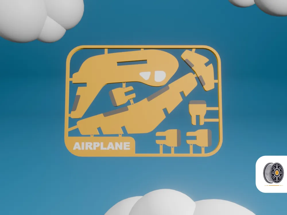 Cute Plane Kit Card | AMS Ready - Free 3D Print Model - MakerWorld