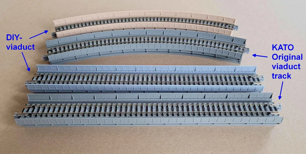 DIY-viaduct for KATO’s Unitrack, n-scale by Slanjonok MakerWorld ...