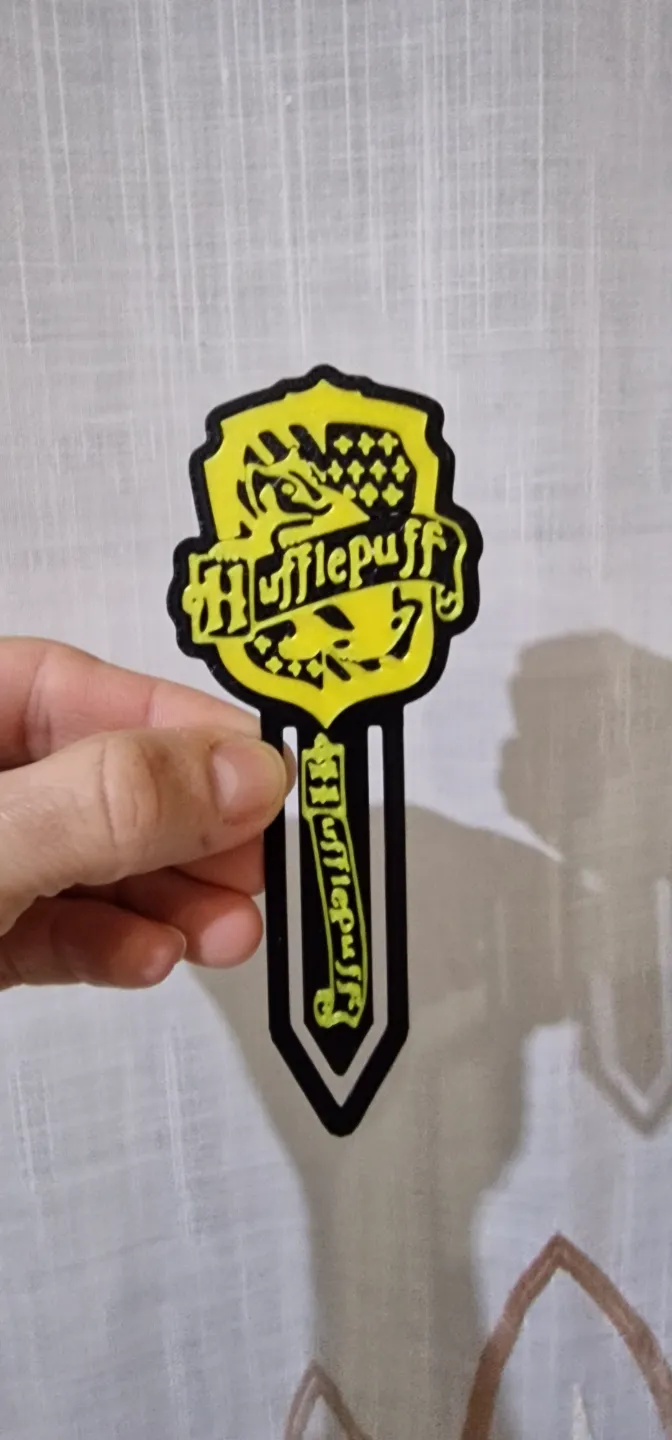 HARRY POTTER HUFFLEPUFF Black bookmark Marcador libros HARRY POTTER ...
