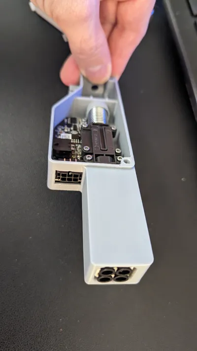 integrated ams hub for only $6/7€ based on filament buffer and A1 AMS ...