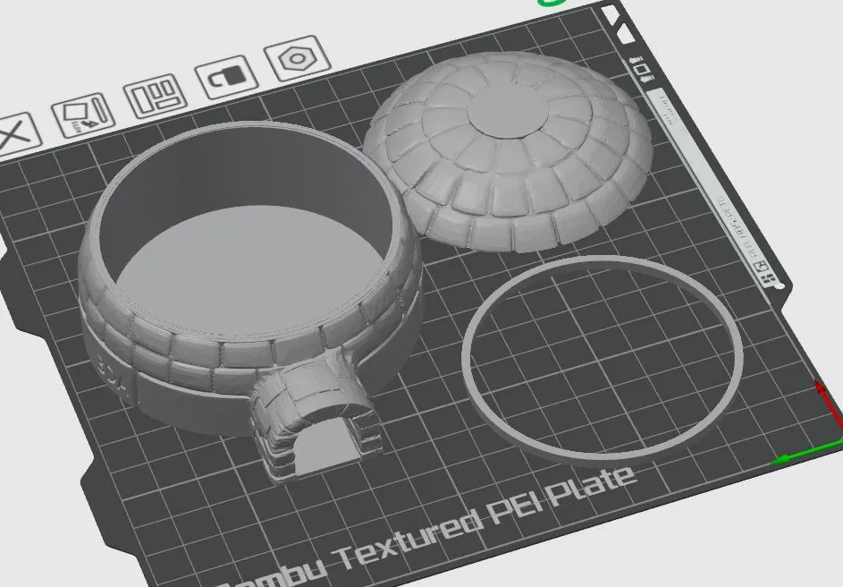 igloo sandbox toy fun christmas winter by Ada & KMakerWorld: Download Free 3D Models