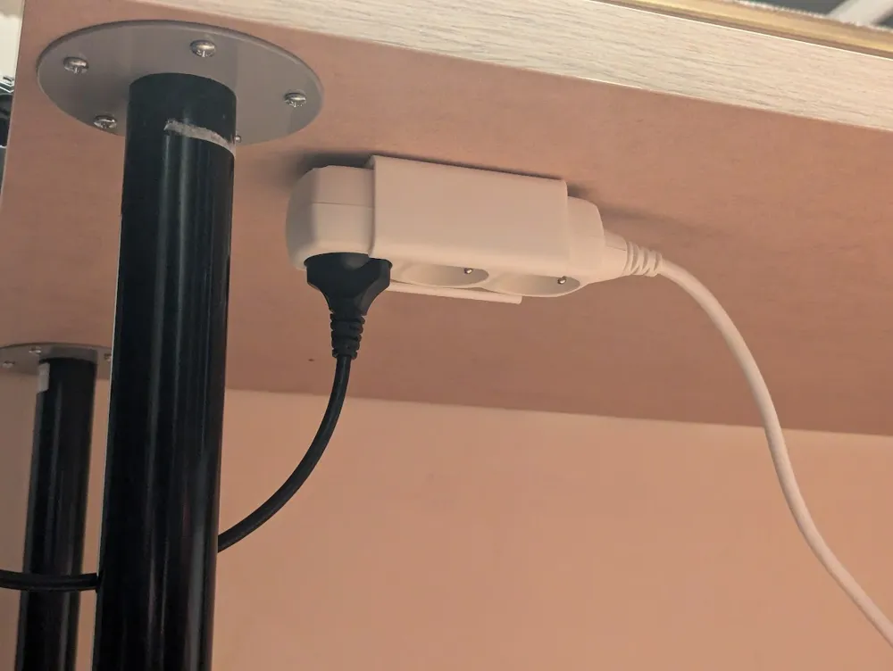 IKEA Koppla 3-way socket desk mount by Panda Designs MakerWorld ...