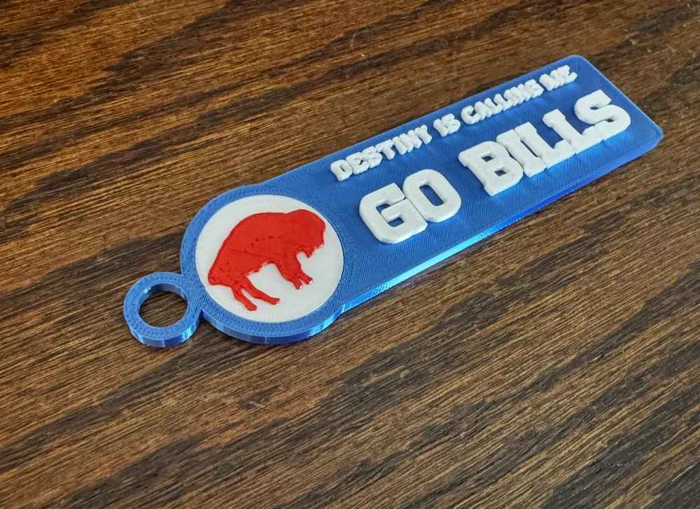 Buffalo Bills Keychain by user_4286179247 MakerWorld: Download Free 3D ...