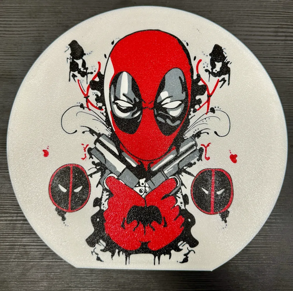 Deadpool lightbox by Berry - MakerWorld