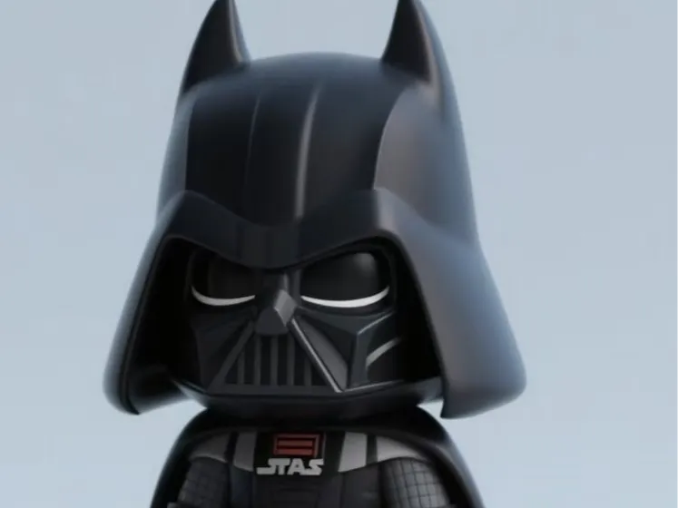 starwars Darth Vader x batman by wingbenny MakerWorld: Download Free 3D ...