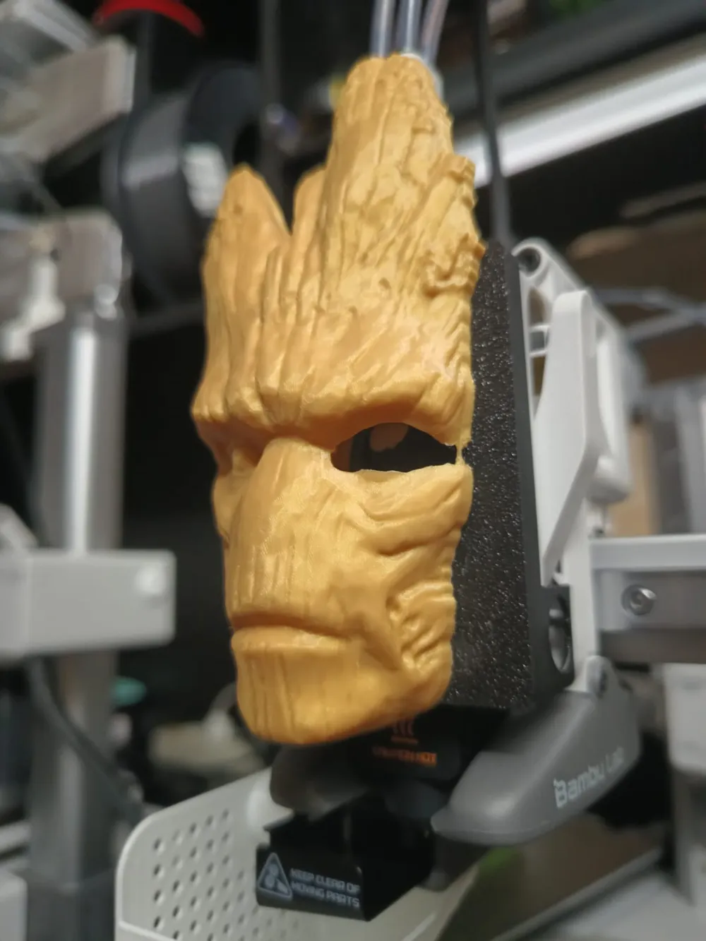 Groot Extruder Front Cover - A1 and A1 Mini by takeoffhandsMakerWorld ...