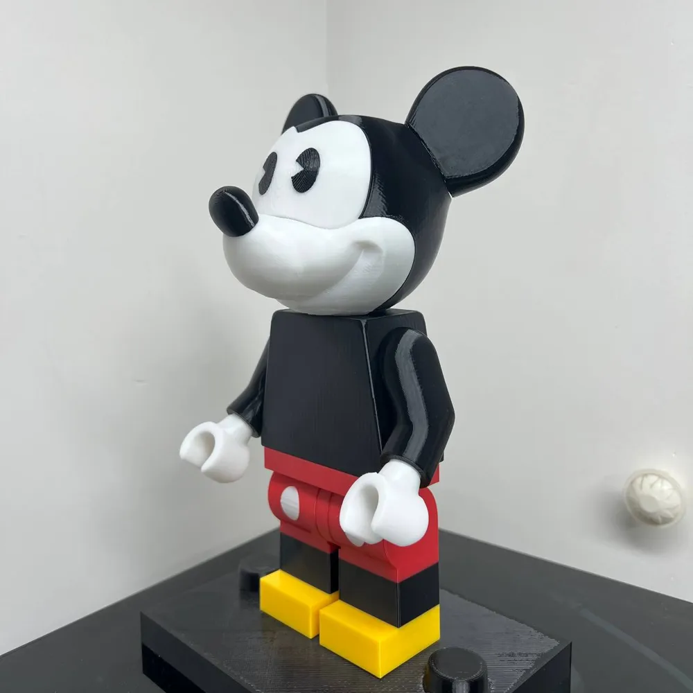 Mickey Mouse Big Brick Figure (6:1) by Bill Lab MakerWorld: Download ...