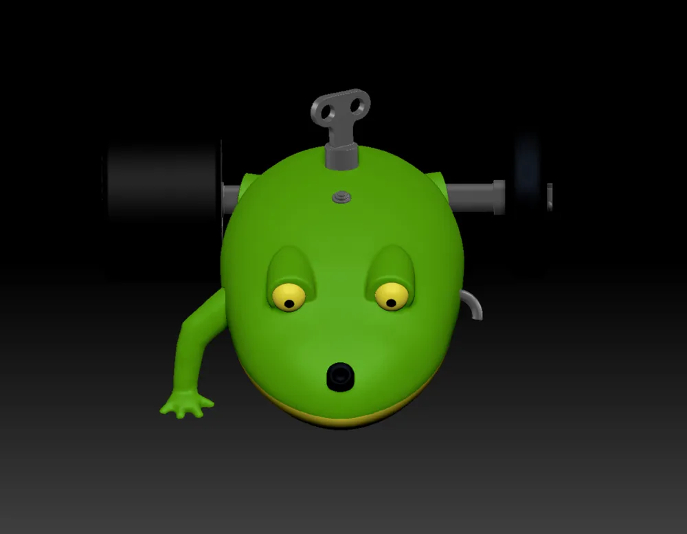Wind-up frog with wheels - Toy Story Fan Art - Free 3D Print Model ...
