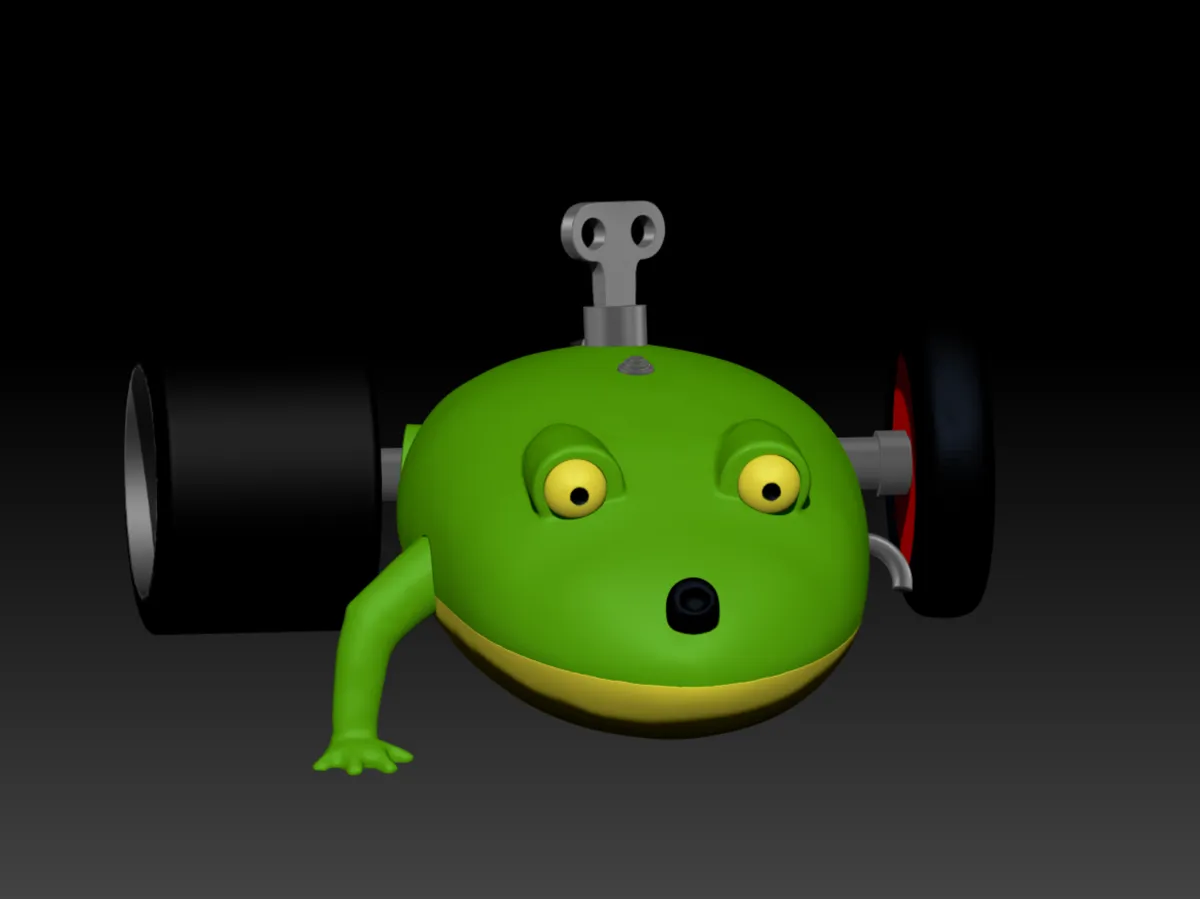 Wind-up frog with wheels - Toy Story Fan Art - Free 3D Print Model ...