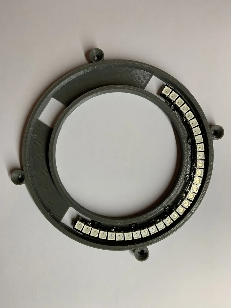 DigiDot Quarter-Ring Gehäuse WS2812B by Clay2F - MakerWorld
