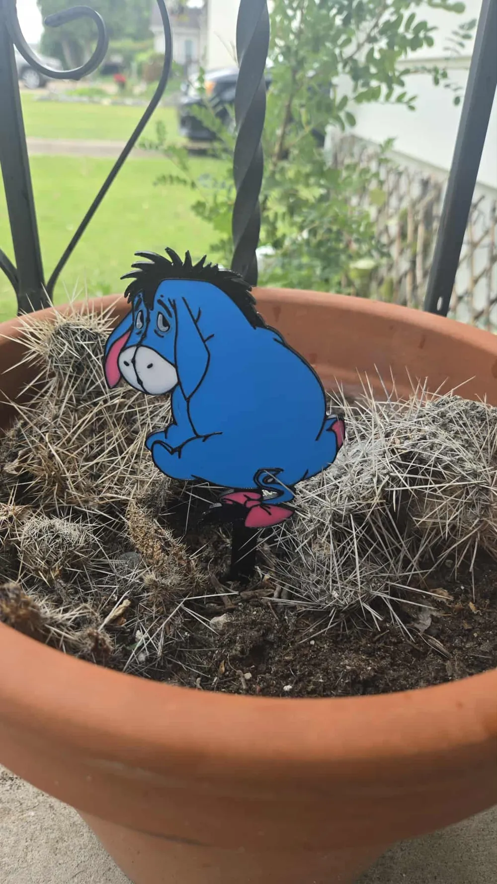 Eeyore Garden Stake by we3D Accessories MakerWorld: Download Free 3D Models