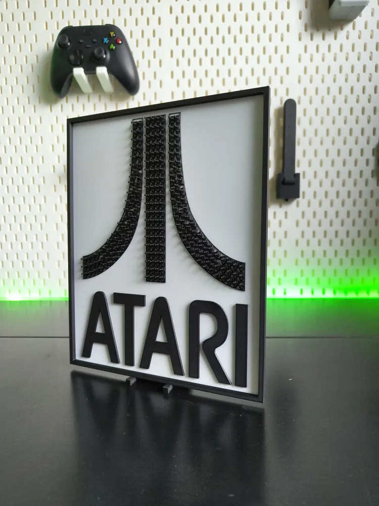 Atari arcade stick plaque by vincevic MakerWorld: Download Free 3D Models