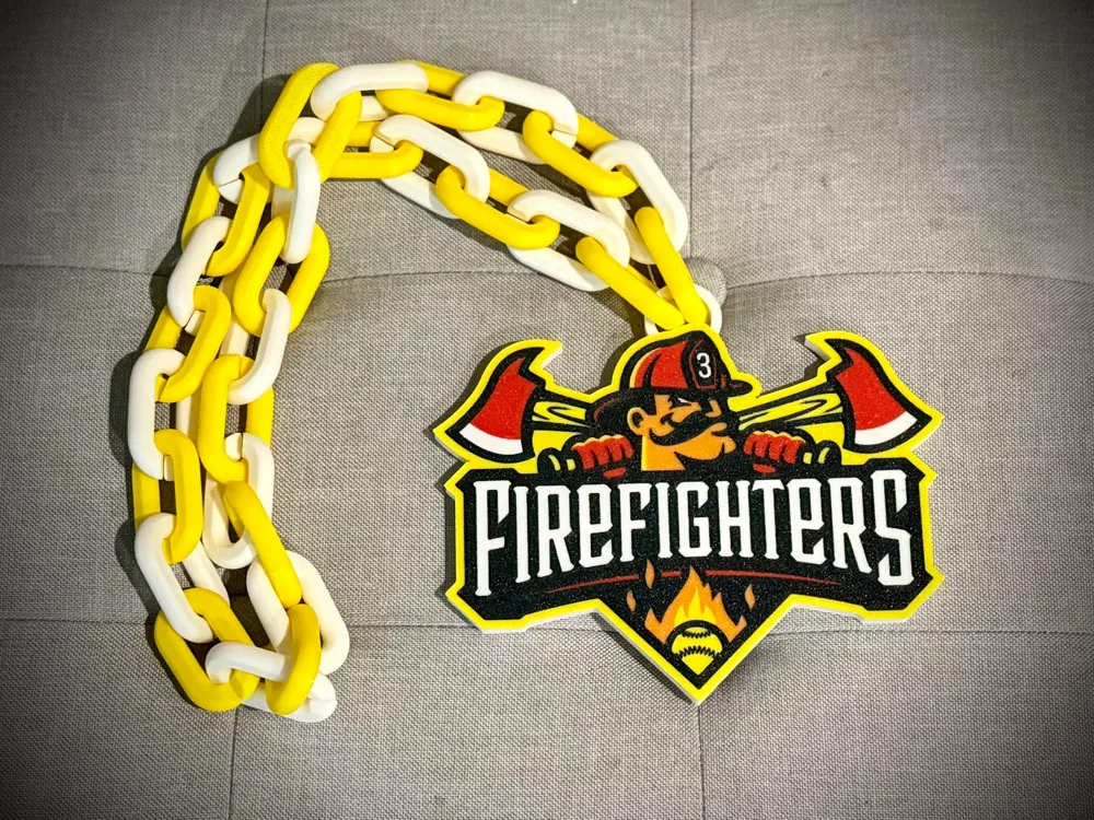 Savannah Banana Ball - Firefighters Chain by stlcardsfan88 MakerWorld: Download Free 3D Models